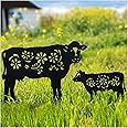 Amazon.com: EZTZEN Cow Metal Garden Stakes Decorative,Cow Gifts for ...