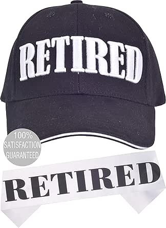 Amazon.com: Retirement Gifts for Men, Retirement Party Hat, Officially ...