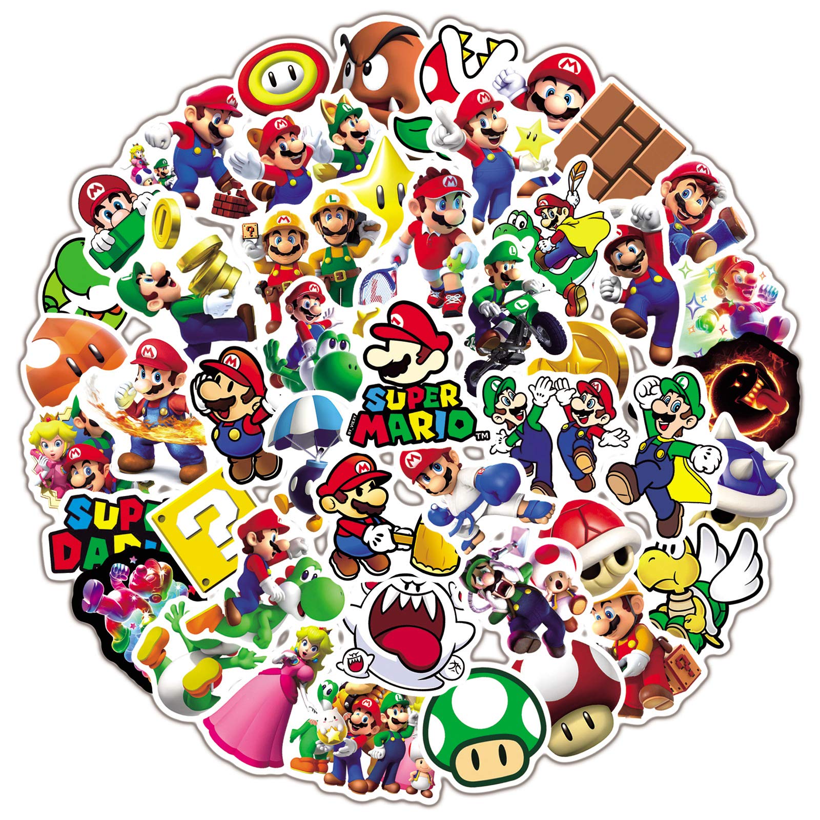 Mua For Super Mario A Stickers Set of 50 Cute Anime for Super Mario ...