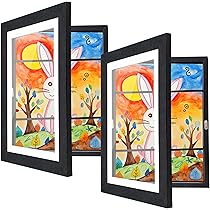 12x16 Picture Frame Q.Hou Kids Artwork Frames 2 Pack - Front Loading ...
