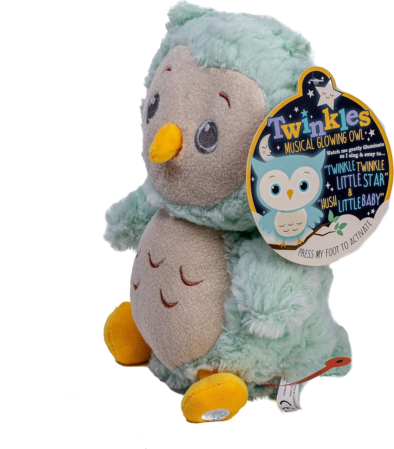 Musical Glowing Light Up Owl – Soft Toy Children’s Plush Gift – BigaMart