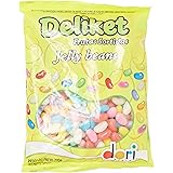 Bala de Goma Confeitada Deliket Jelly Beans Frutas Sortidas Ácidas 700g ...