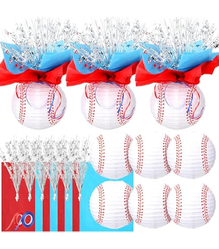 Sports Birthday Party Supplies BestoFun Baseball & Softball Paper ...
