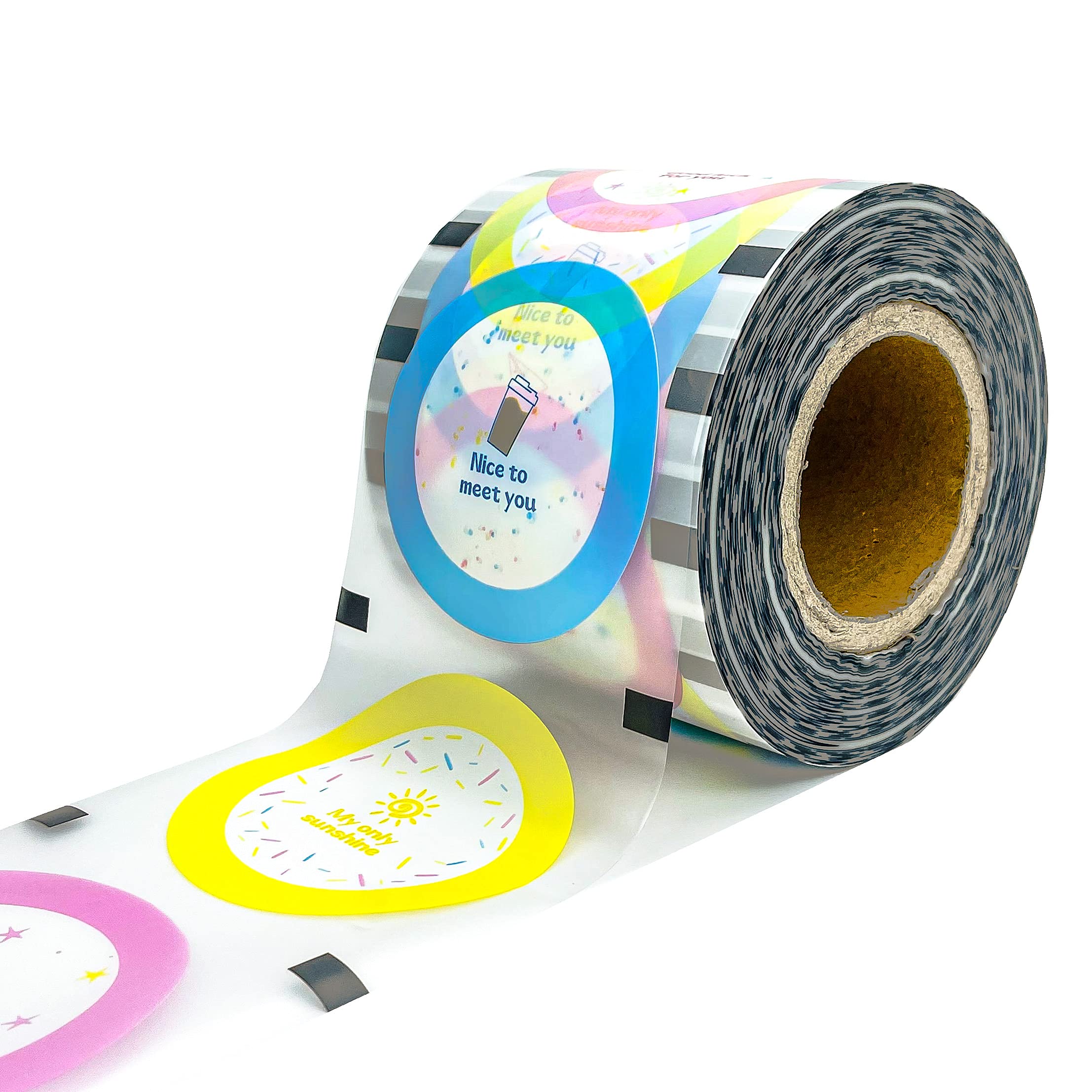 Cup Sealer Film Frosted Film Bubble Tea Cup Sealing Film 95 mm (3.74 ...