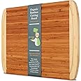 Amazon.com: Organic Extra Large Bamboo Cutting Board with Lifetime Replacements - Extra Large ...