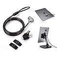 Amazon.com: AboveTEK Laptop Lock, Tablet Lock Security Cable, 2 Keys ...