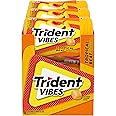 Amazon.com : Trident Vibes Spearmint Rush Sugar Free Gum, 6 Bottles of ...