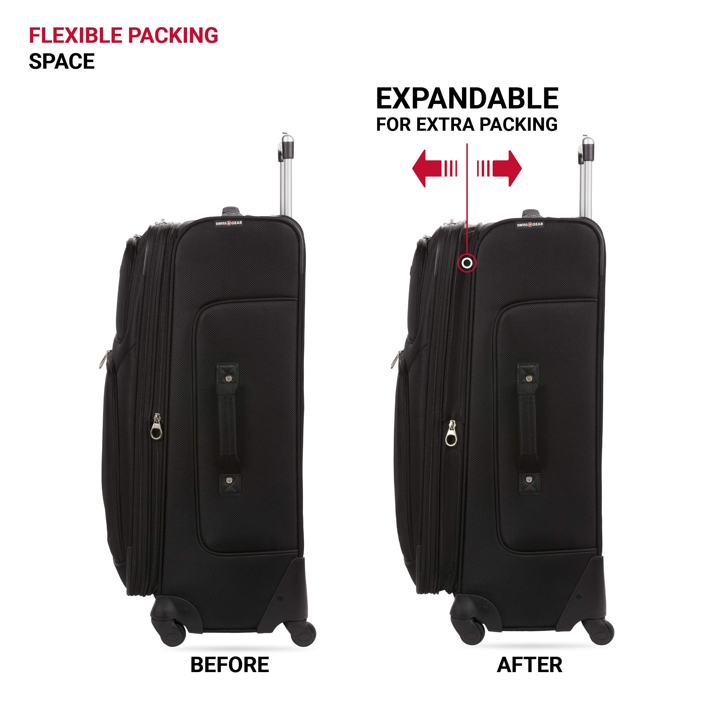 Mua Sion Softside Expandable Luggage, Black, Checked-Large 29-Inch trên ...