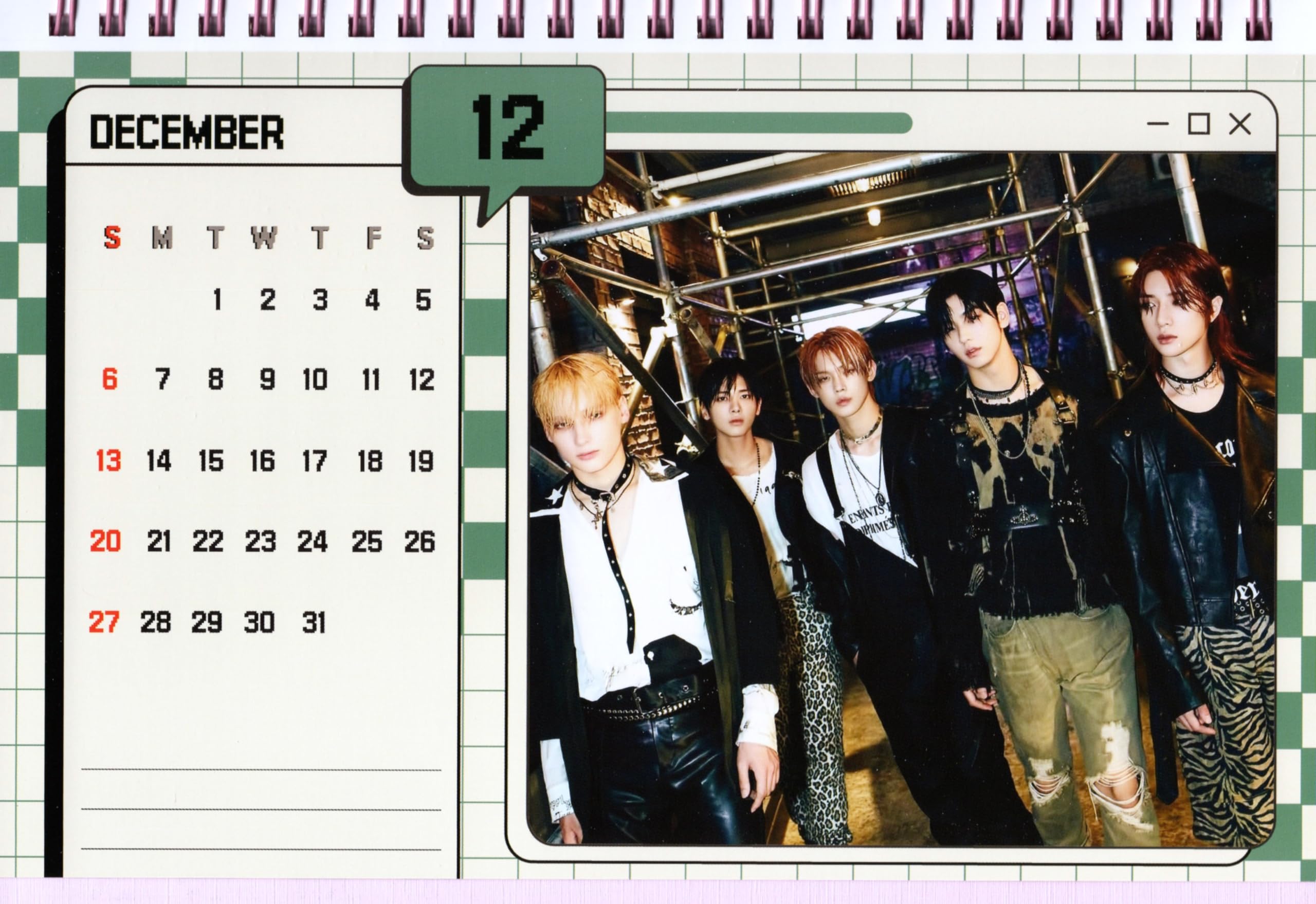 Mua TXT Goods Desktop Calendar (Photo Album Calendar) 2025-2026 (2 Year ...