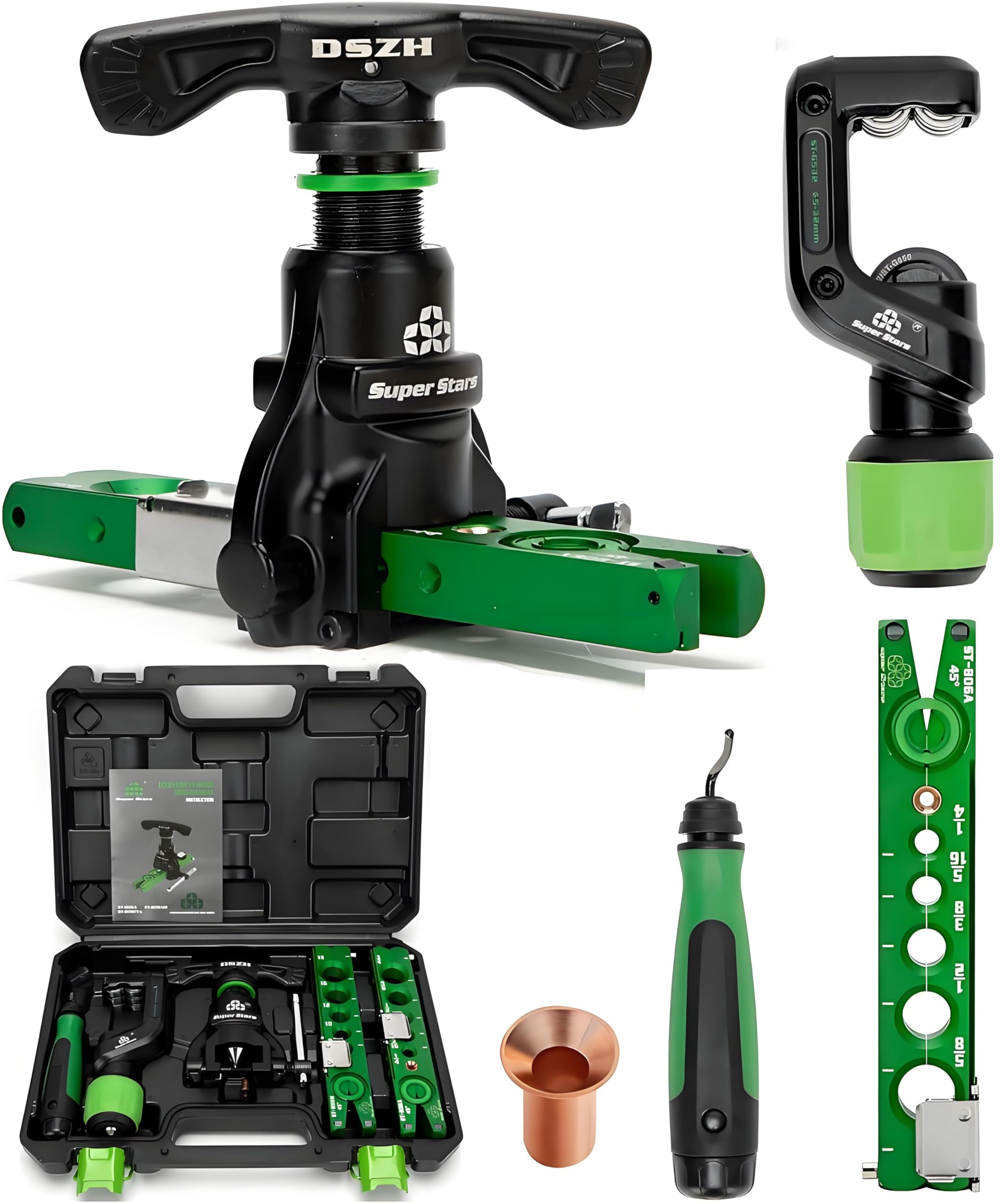 Flaring Tool Kit Powerbuilt ISO Bubble Flaring Tool Set 940385 Brake Tools