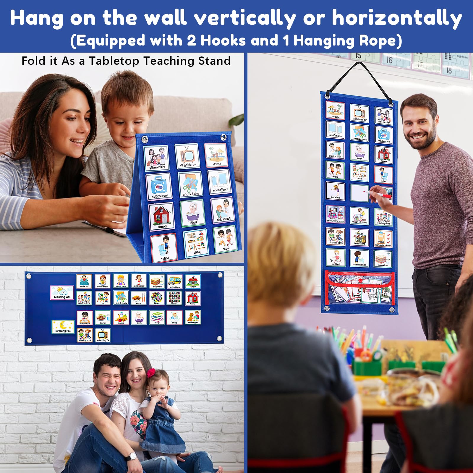 Mua Visual Schedule for Kids with Autism, 107 Cards Double-Sided ...