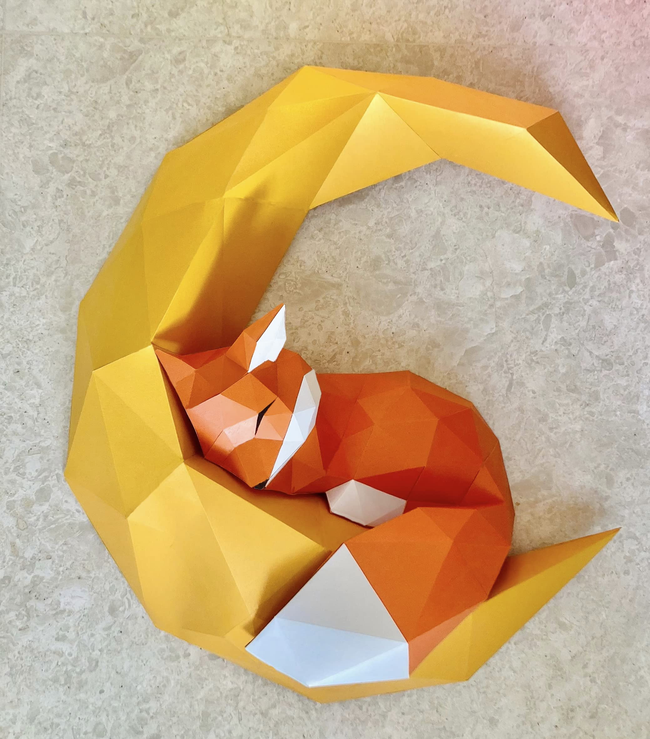 Mua AceRevolution Fox Papercraft,Paper Sculpture Kit,Origami Fox,3D ...