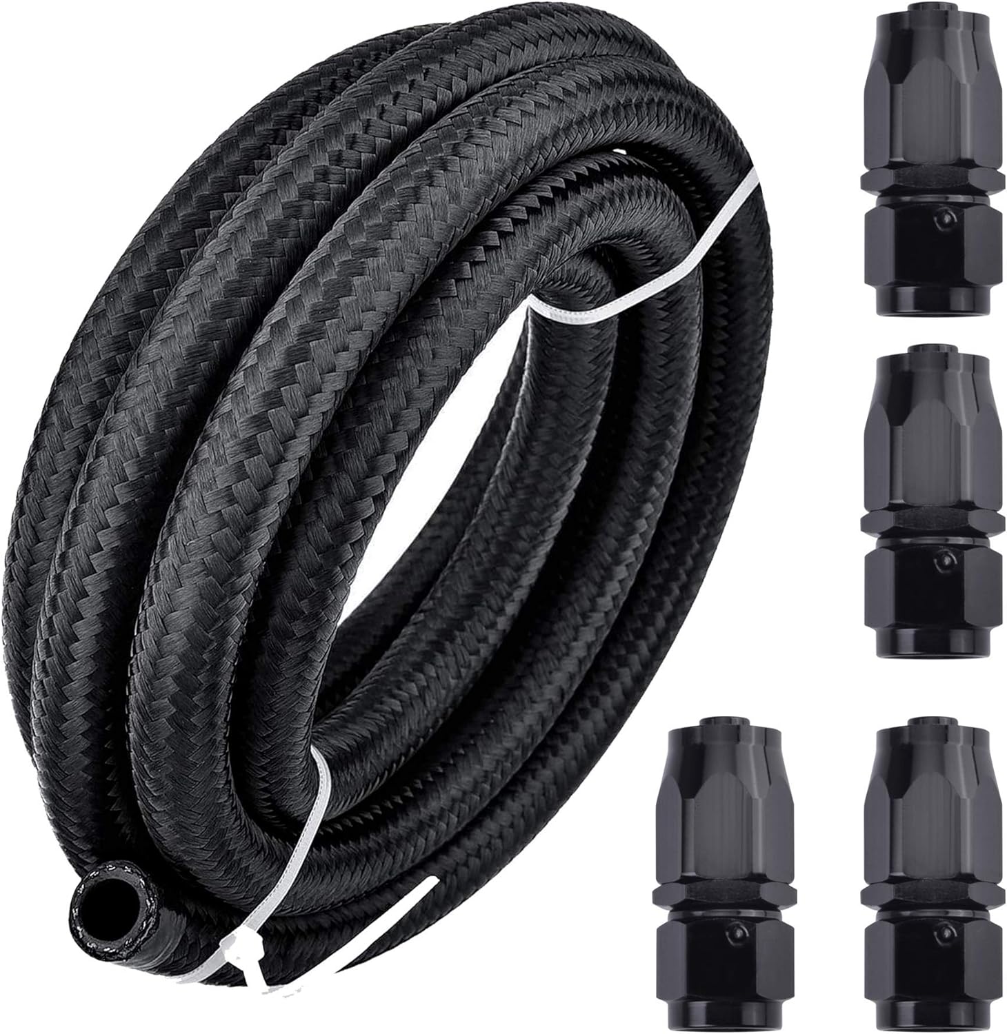 Amazon.com: EVIL ENERGY 6AN Straight Swivel Hose End Fitting Bundle ...