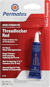Permatex 27100 High Strength Threadlocker Red, 6 ml: Amazon.ca: Automotive
