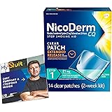 Amazon.com: NicoDerm CQ STEP 1 - 3 Week Kit - 21 Clear Nicotine Patches ...