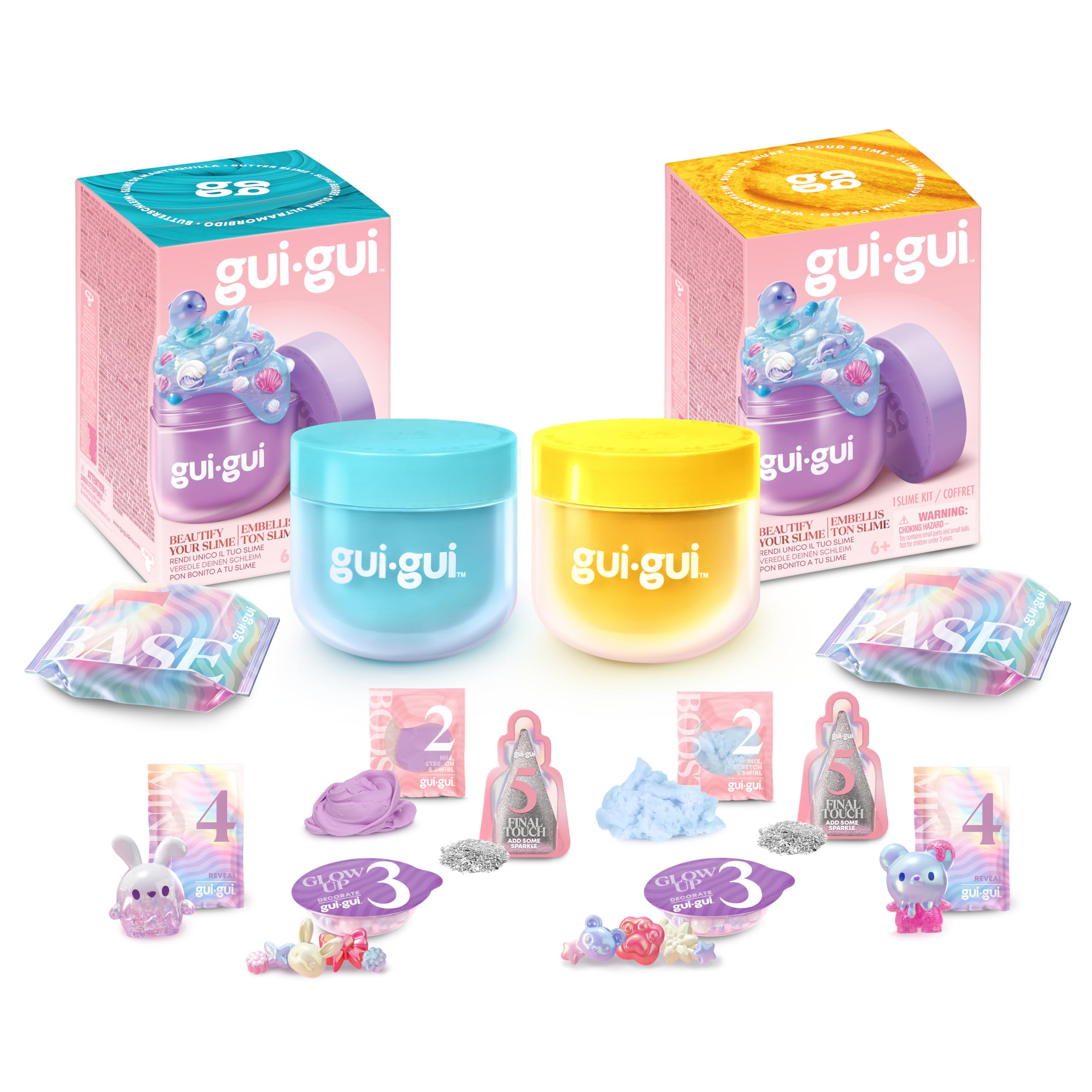Gui Gui Twin Pack Bundle, The Most Beautiful Slime Ever, Made by You ...