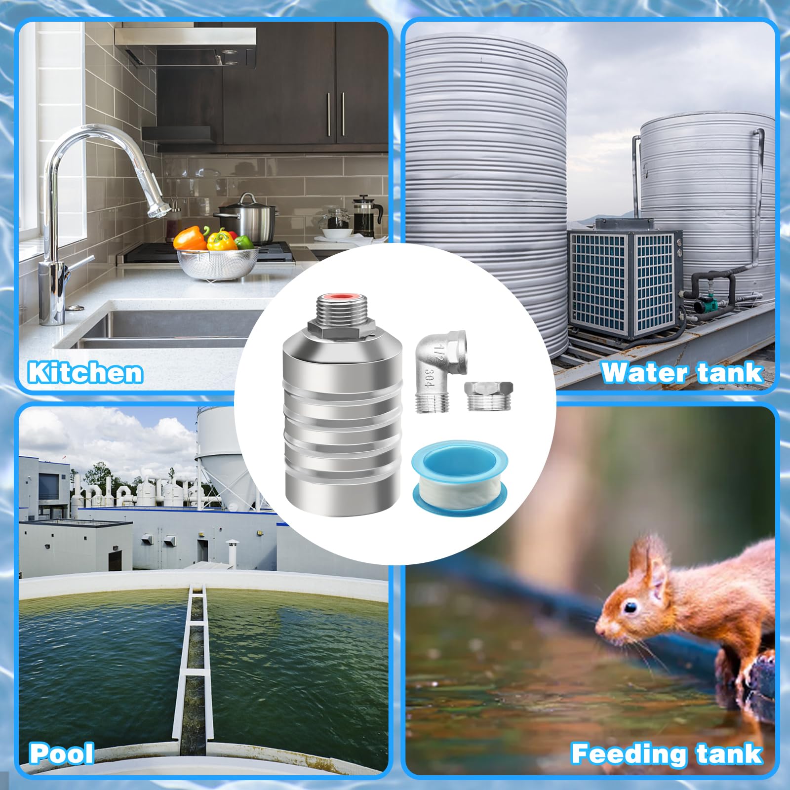 Mua Fully Automatic Water Level Control Float Valve, 304 Stainless ...