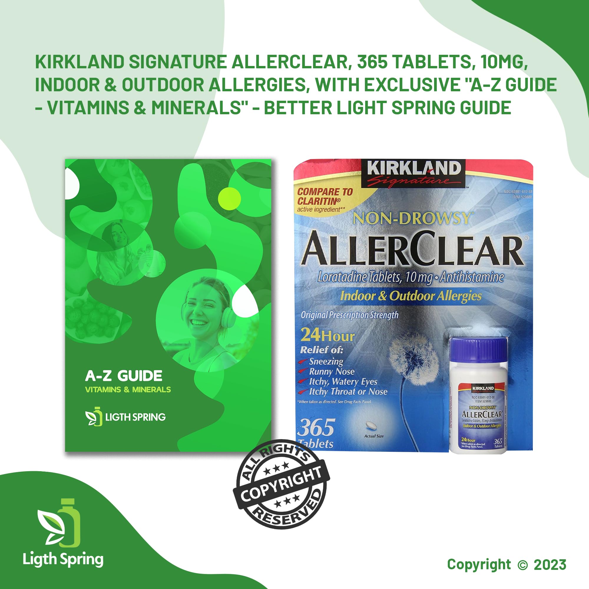 Mua Kirkland Signature AllerClear Non-Drowsy Loratadine Tablets 10mg ...