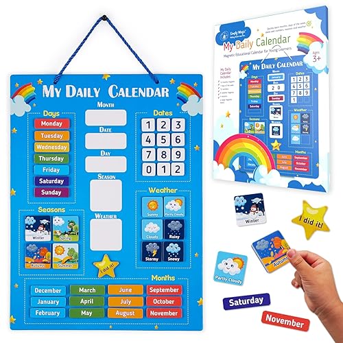 Simply Magic Kids Calendar 2024 - My First Daily Magnetic Calendar for ...