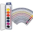 Amazon.com: 24 Watercolor Paint Set For Kids and Adults - Bulk Pack of ...
