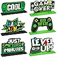 Amazon.com: Geetery 6 Pcs Video Game Party Centerpieces Wood Level up ...