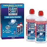 Amazon.com: Clear Care Plus Cleaning Solution with Lens Case, Twin Pack ...