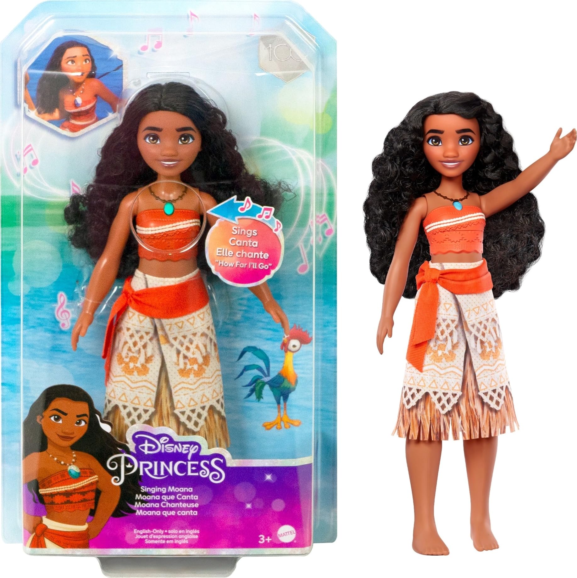 Mua Disney Princess Moana Singing Fashion Doll in Signature Outfit ...