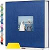 popotop Photo Album Self Adhesive with Picture Display Window,60 Pages ...