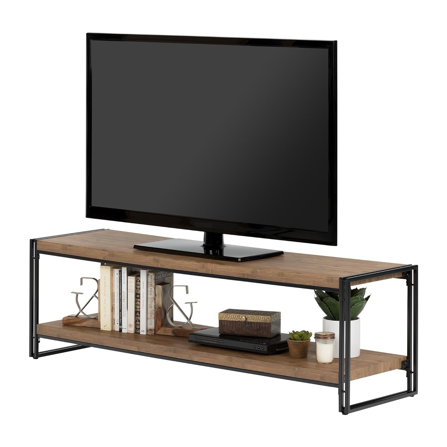 Television Stands & Entertainment Centers Rustic Bamboo South Shore ...