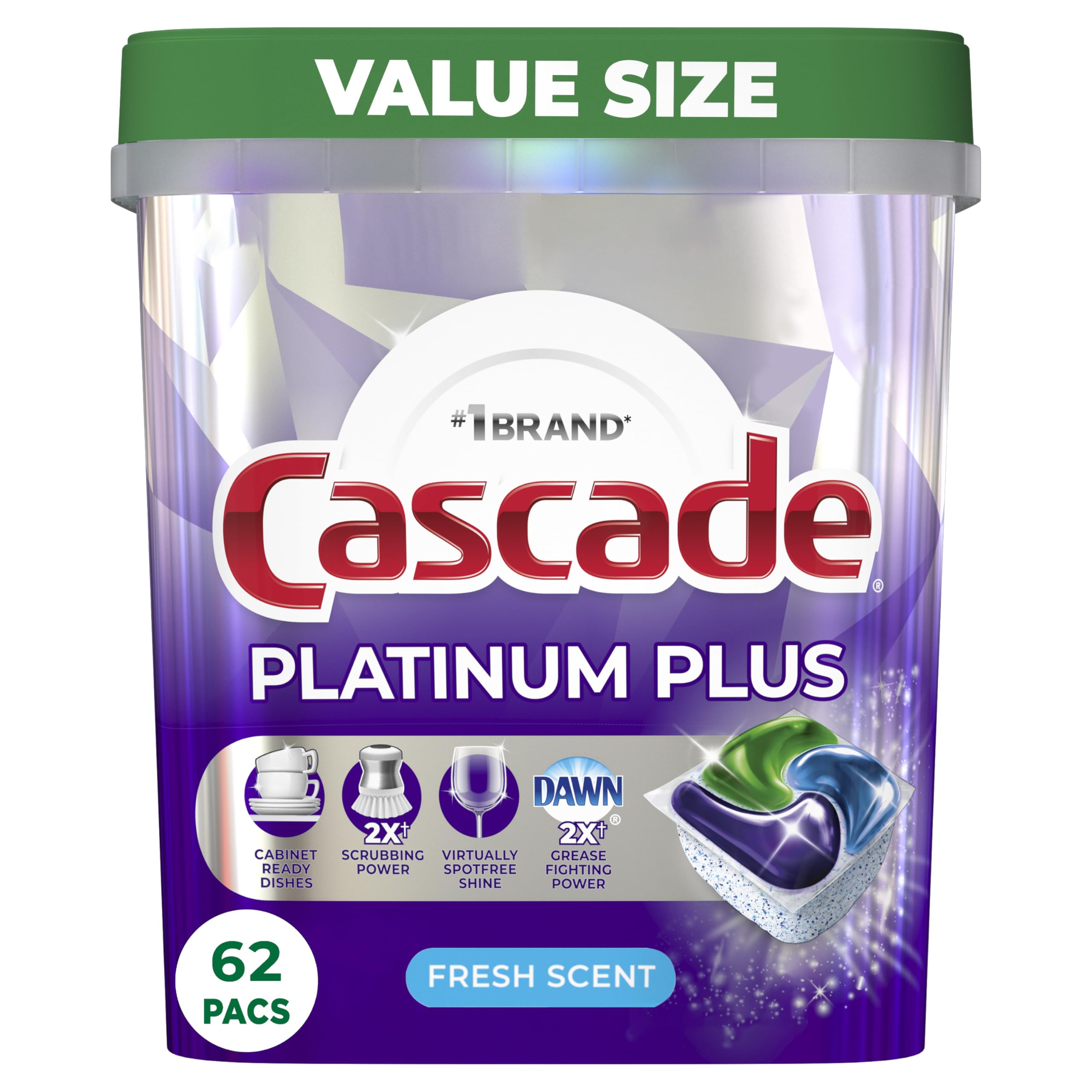 Mua Cascade Platinum Plus Dishwasher Pods, Dishwasher Detergent ...