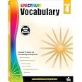 Spectrum Grade 4 Vocabulary Workbook, Language Arts Book Covering ...
