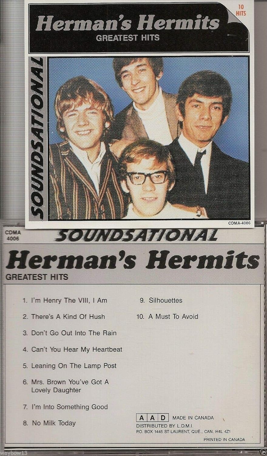 Herman's Hermits - Greatest Hits, Soundsational - Amazon.com Music