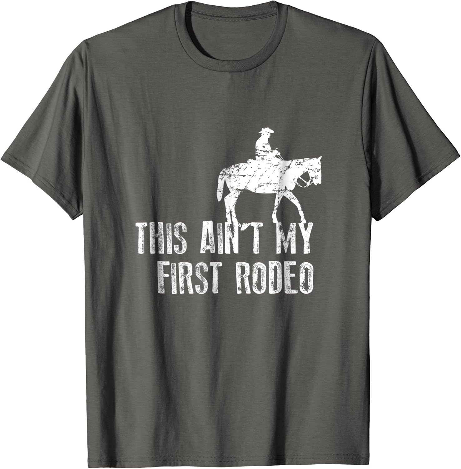 Amazon.com: Funny Cowboy Shirt, This Ain't First Rodeo Horse Owner GIft ...