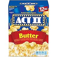Amazon.com: ACT II Butter Popcorn, 2.75 Oz, 12 Ct