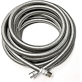 Amazon.com: Shark Industrial 15FT (180 inch) Stainless Steel Braided ...