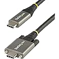 Amazon.com: StarTech.com 20" (50cm) Side Screw Locking USB C Cable ...