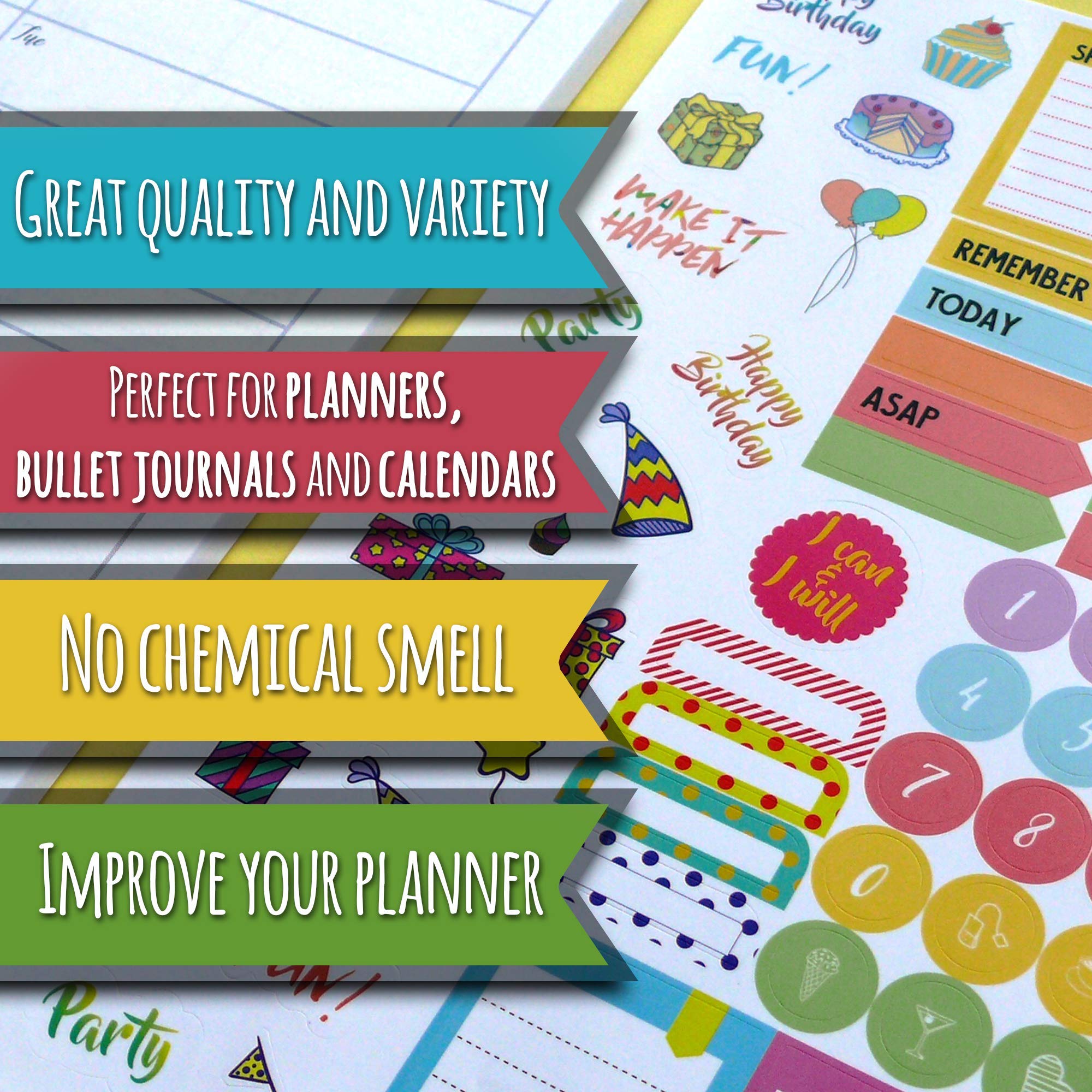 Aesthetic Planner Stickers - Productivity, Seasonal & Holiday Sticker ...
