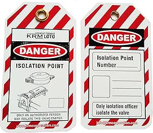 Amazon.com: Lockout Isolation TAG (Set of 50 Tags): Home Improvement