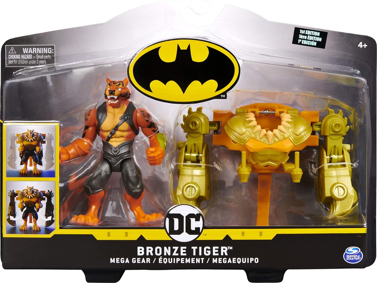 BATMAN 4-inch BRONZE TIGER Mega Gear Deluxe Action Figure with ...