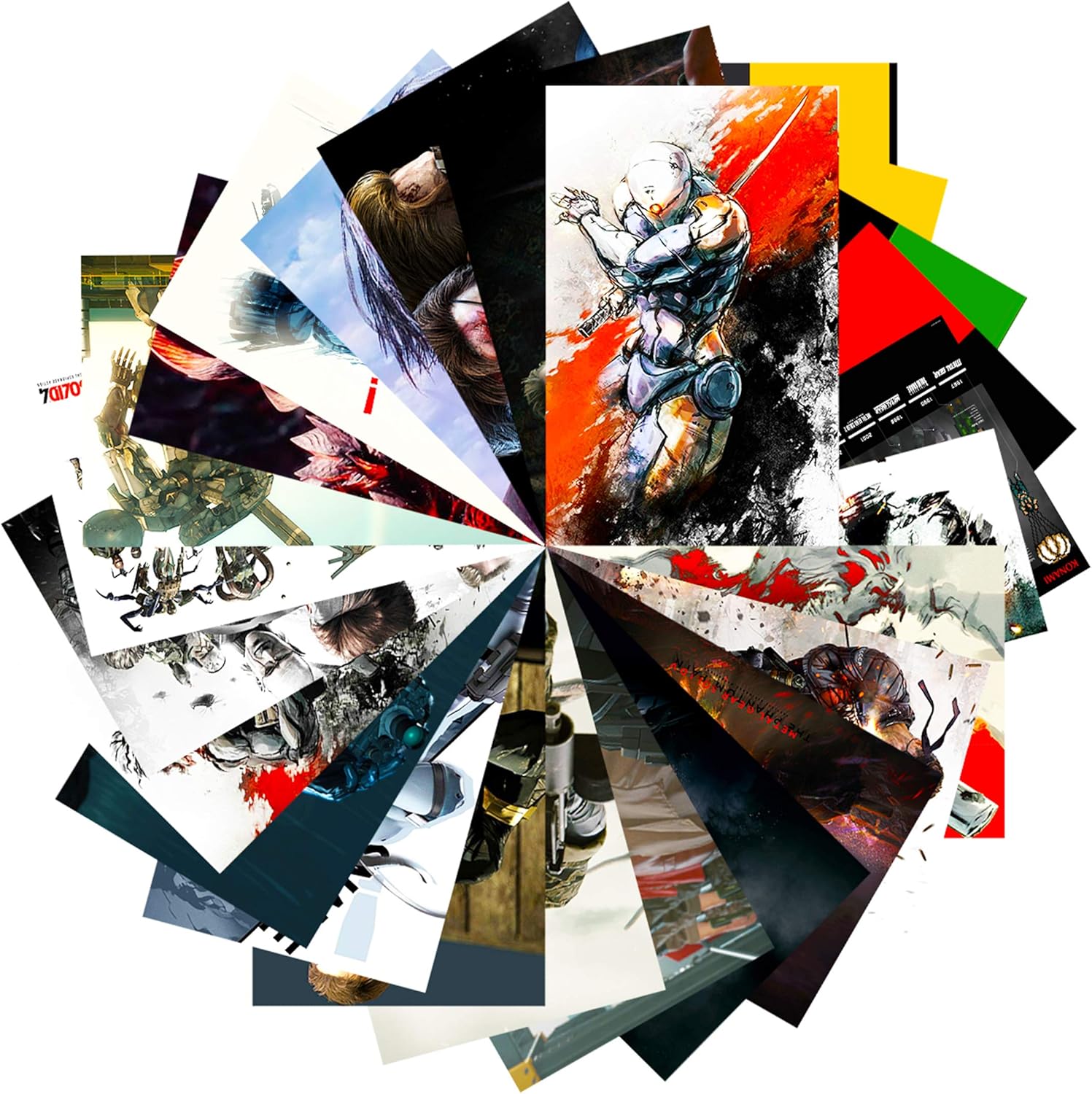 GTOTd Stickers for Metal Gear Solid (20-Pcs) MGS Decals of Vinyls for ...