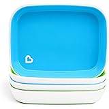 Amazon.com : Munchkin Splash 4 Piece Toddler Divided Plate and Bowl ...