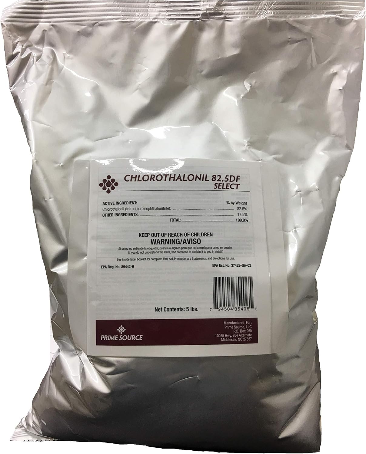 Amazon.com : Chlorothalonil 82.5 Select, 5# Chlorothalonil (Compare to ...