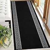 Amazon.com: Custom Size Runner Rug Meander Greek Key Design Extra Long ...