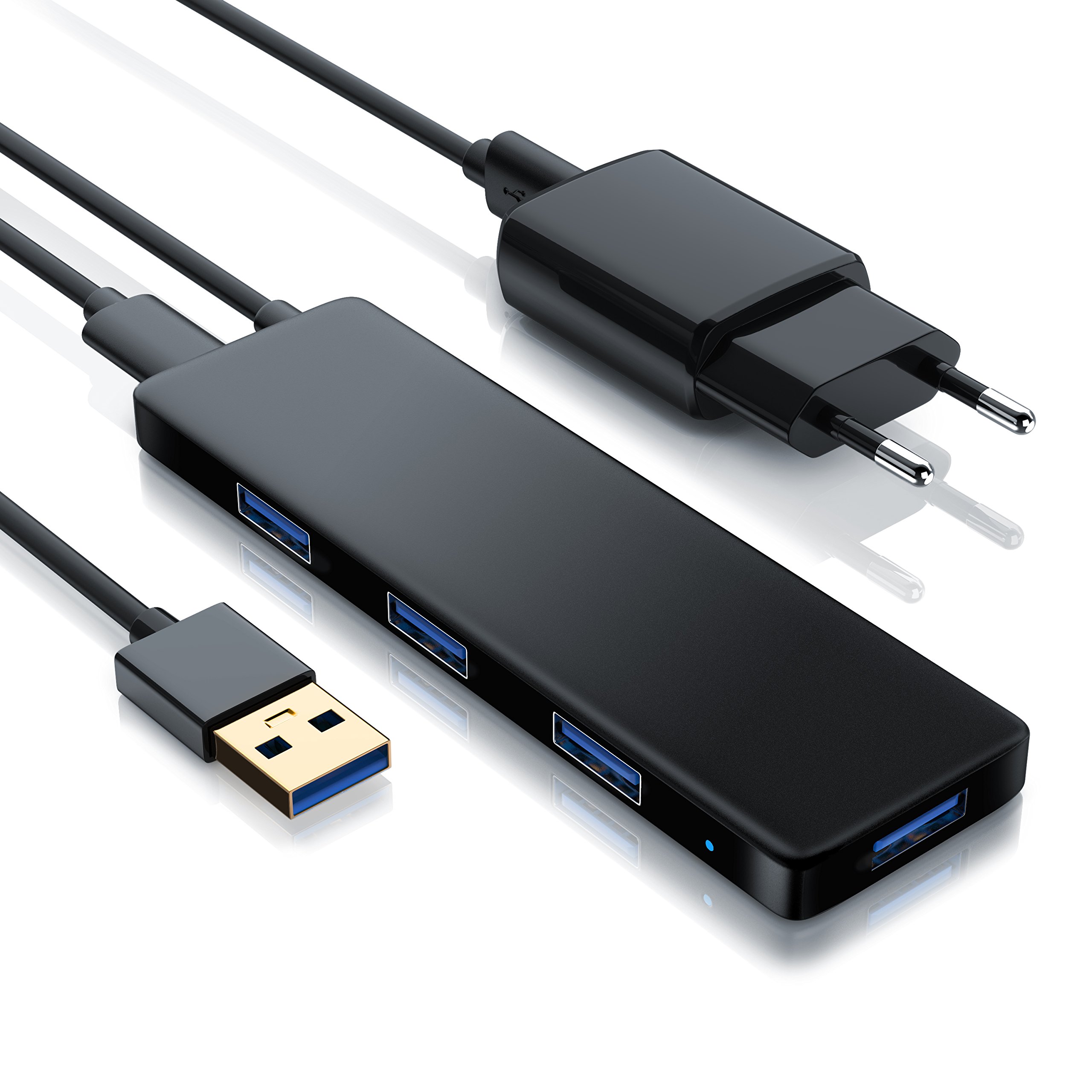 Mua CSL - USB 3.0 Hub with Power Supply - Ultra Slim 4-Port Splitter ...
