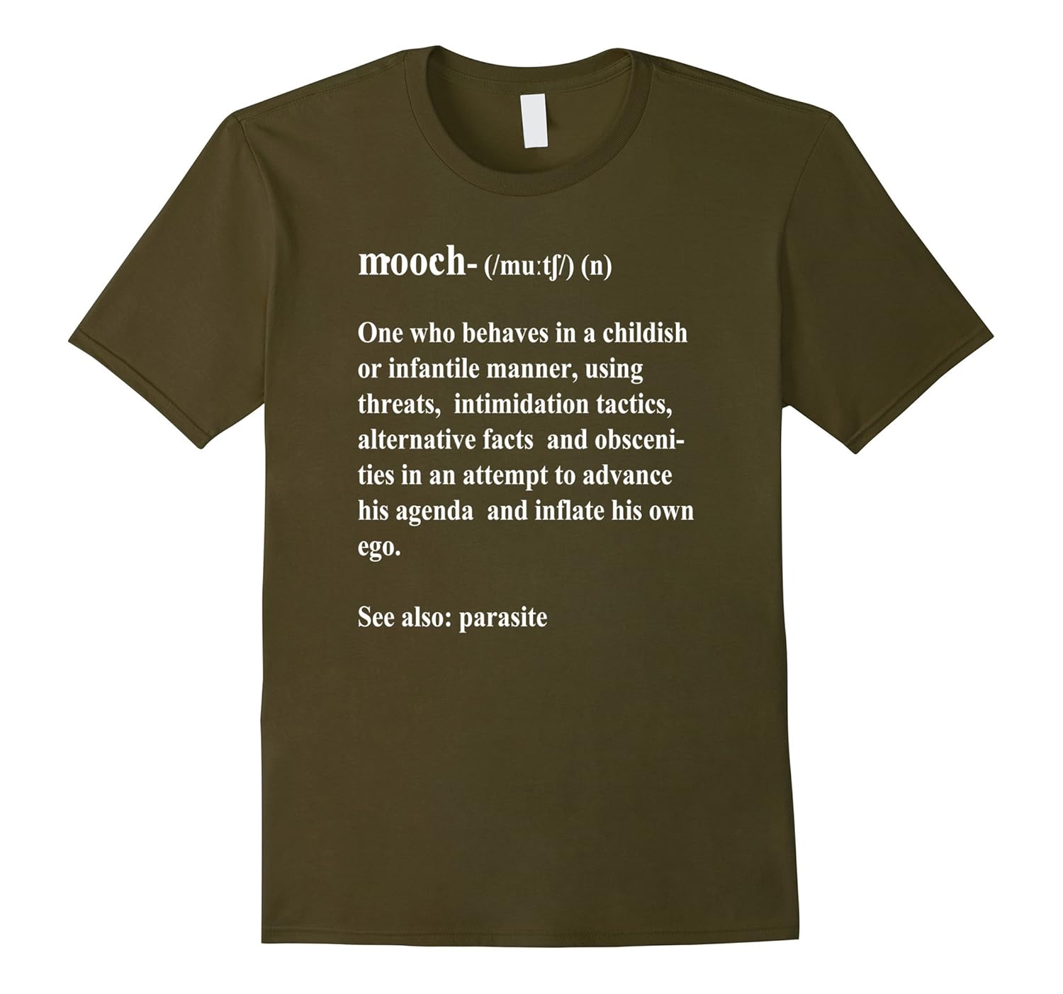 Mooch Definition Political Parody T-Shirt-Art – Artvinatee