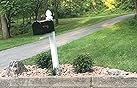 Gibraltar Mailboxes Whitley 4x4 Rust-Proof Plastic White, Cross-Arm ...