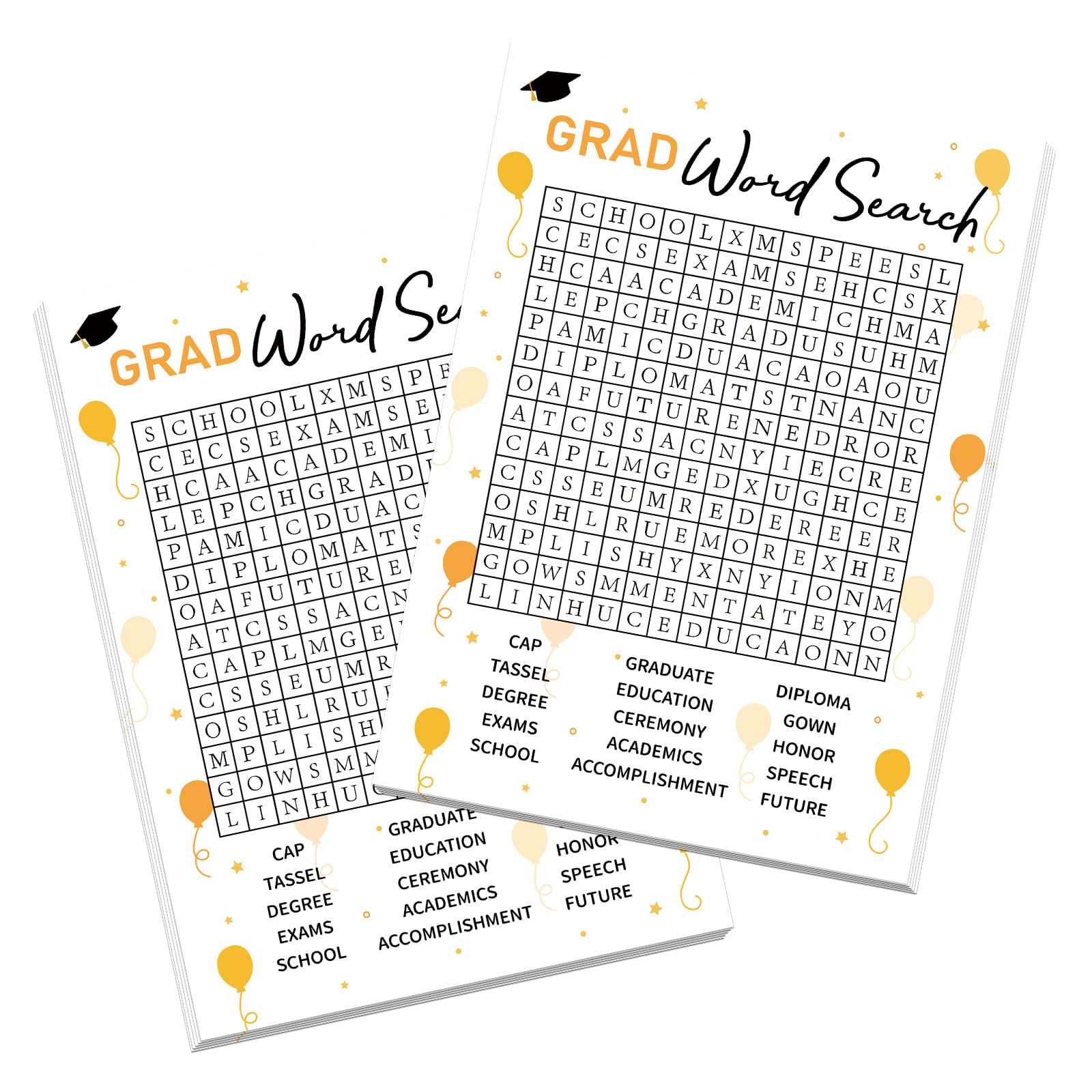 COCHIE 30 Players Graduation Party Games for Adults Large Groups, Grad ...