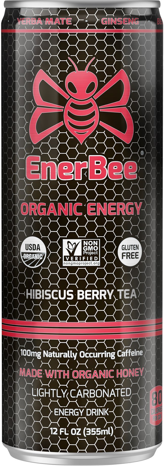 Amazon.com : EnerBee Organic Sparkling Energy Drink, Honey Lemon Green ...