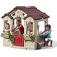 Amazon.com: Step2 Charming Cottage Kids Playhouse, Indoor and Outdoor ...