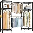 Amazon.com: Ulif E7 Garment Rack, Heavy Duty Clothes Storage System ...